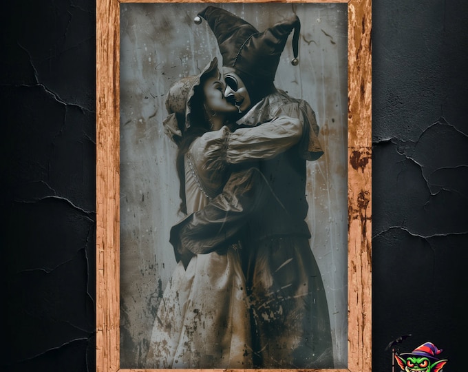 Dancing Witches Wall Art - Fire Witches in Gothic Painting, Enchanting ...