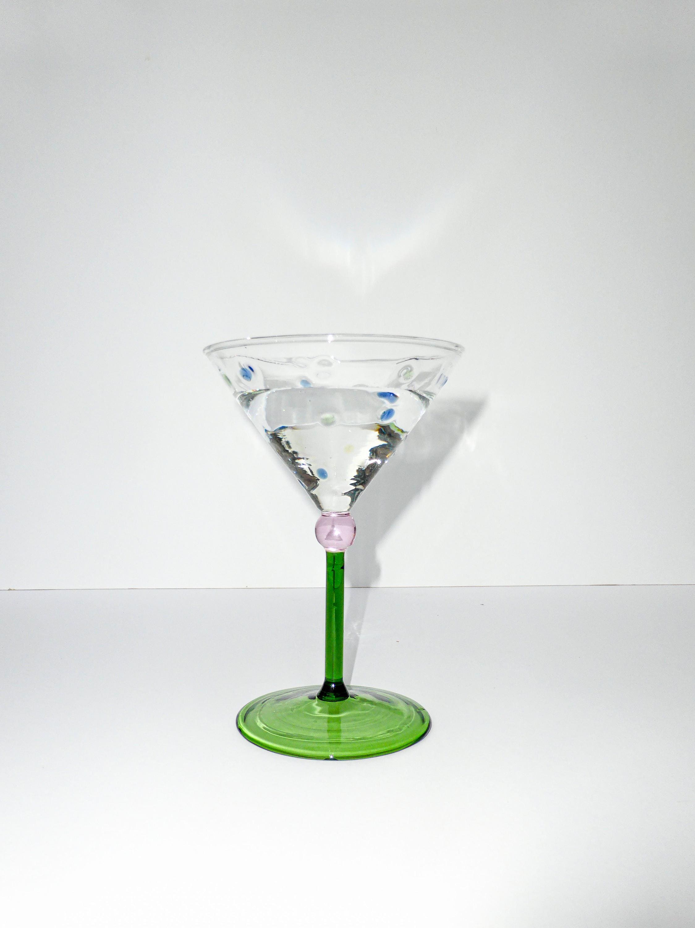 Funky and Stylish Martini Glass Set of Two - Etsy UK