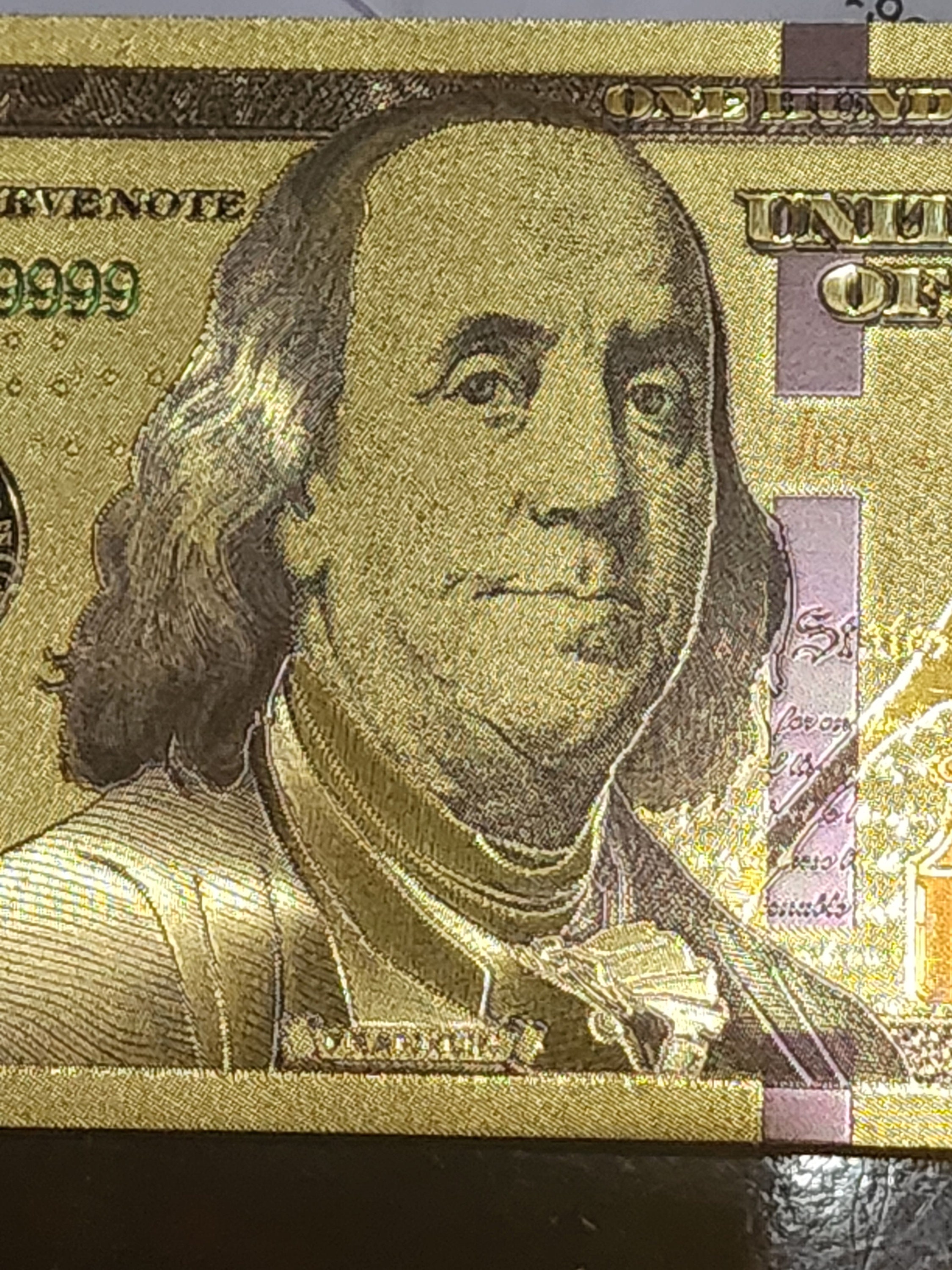 Set of 7 Gold Leaf Bills .999 Gold - Etsy