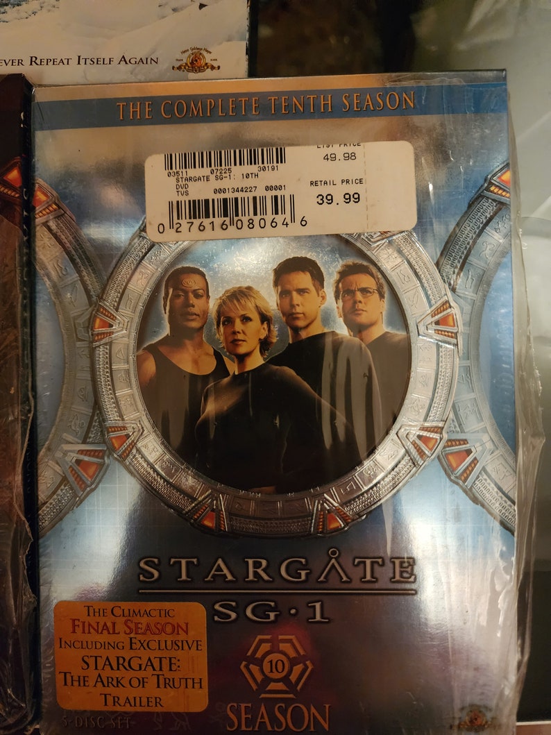 The Stargate Collection on DVD, Seasons 1 Thru 8 and 10, Most Are ...