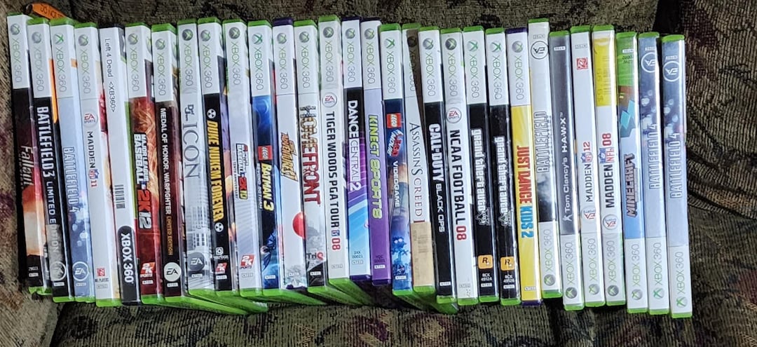 Xbox. 360 Games Many to Choose From. - Etsy