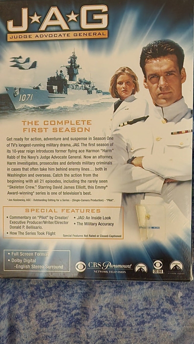 JAG Television Series 6 Full Seasons on DVD, Most Sealed. - Etsy