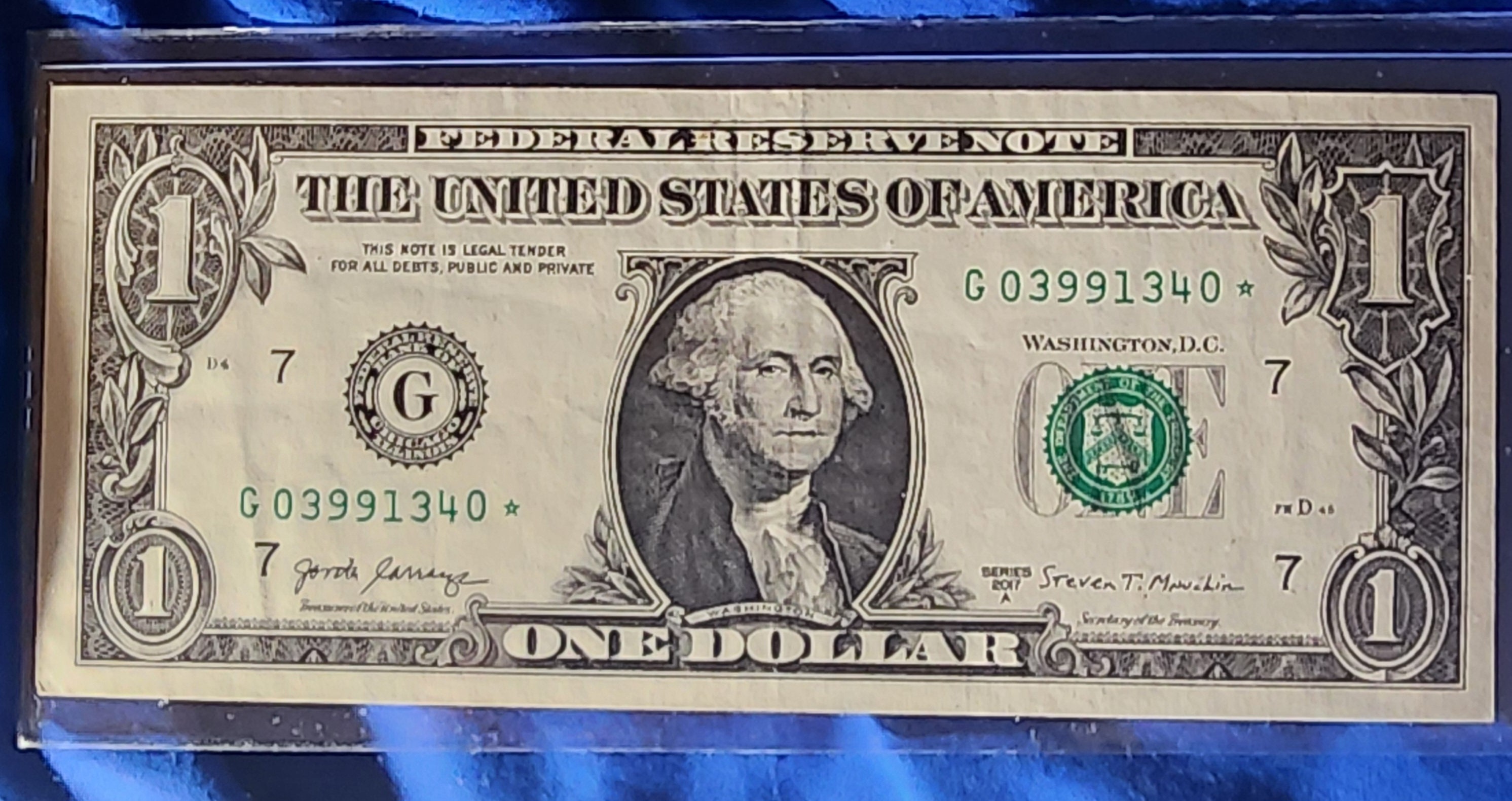 2017 Star Noted Dollar Bill, Rare. - Etsy
