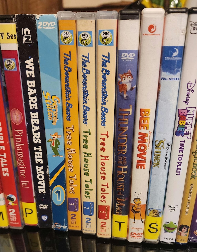 Animated Movies on DVD Includes Some Classics, Some Sealed, New. - Etsy