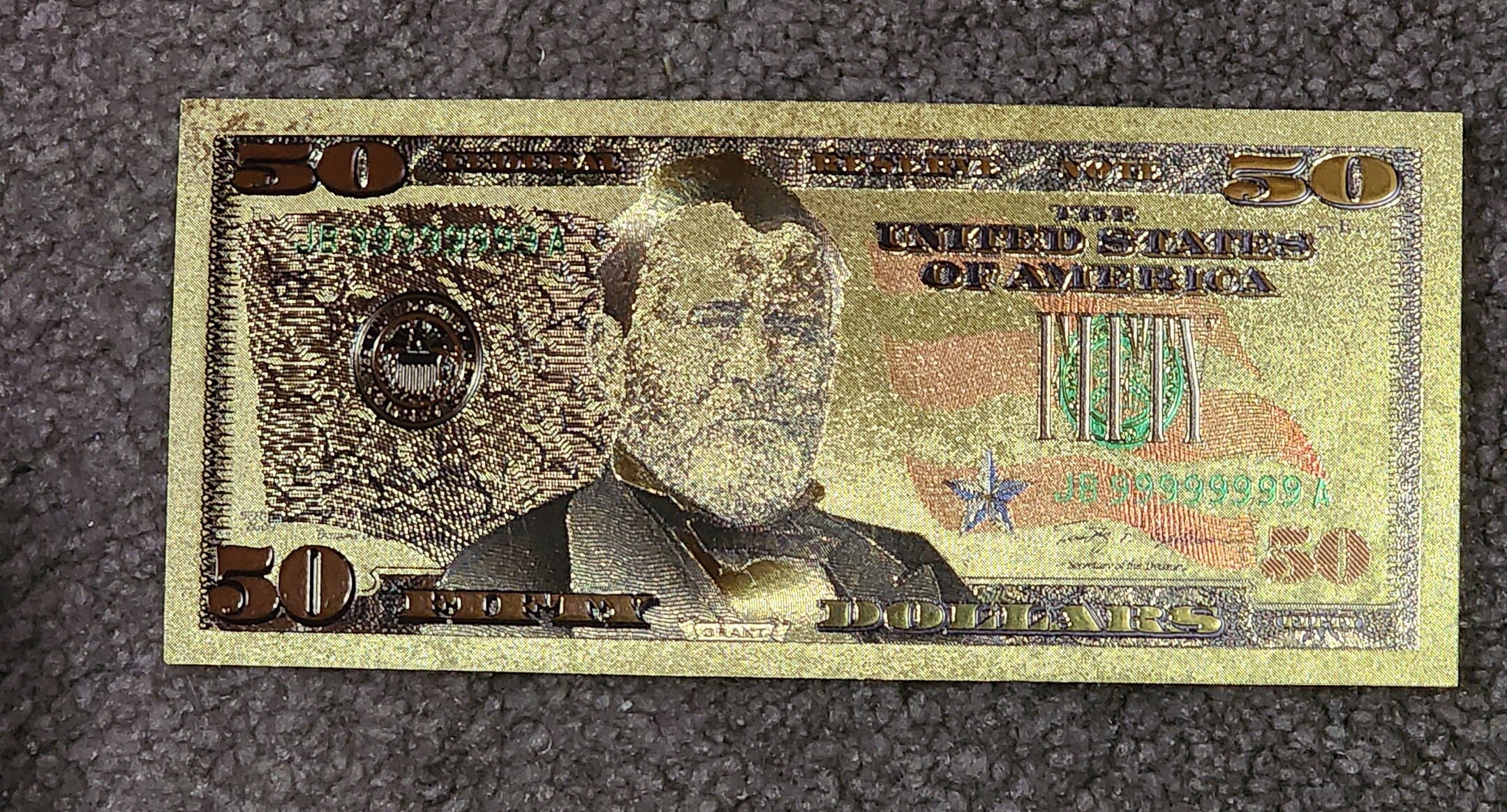 Set of 7 Gold Leaf Bills .999 Gold - Etsy