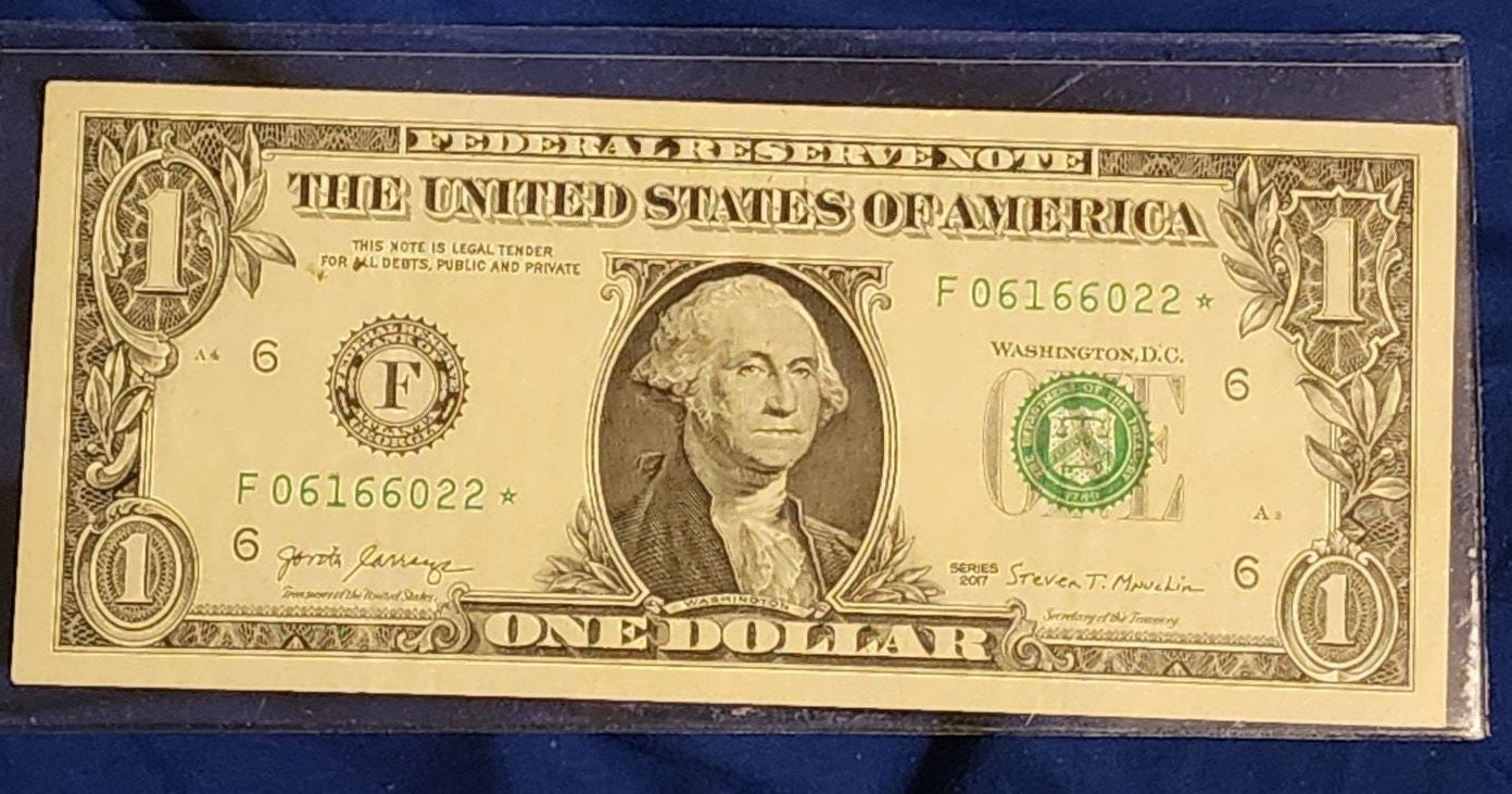 2017 Star Noted Dollar Bill Rare. - Etsy