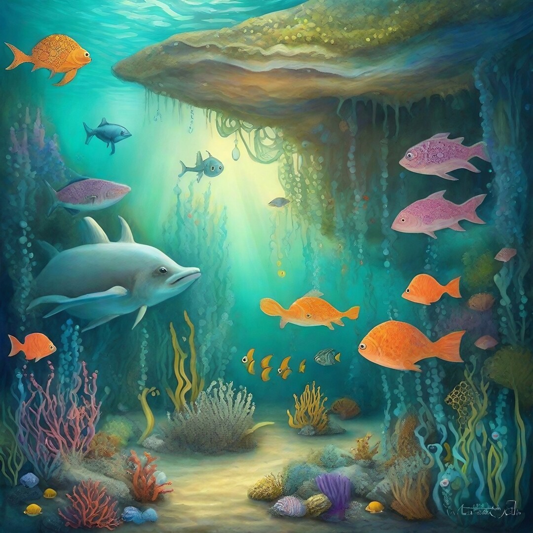 Digital Fish Doodle Art Doodle Art Poster Fish Doodle SVG - Etsy Australia