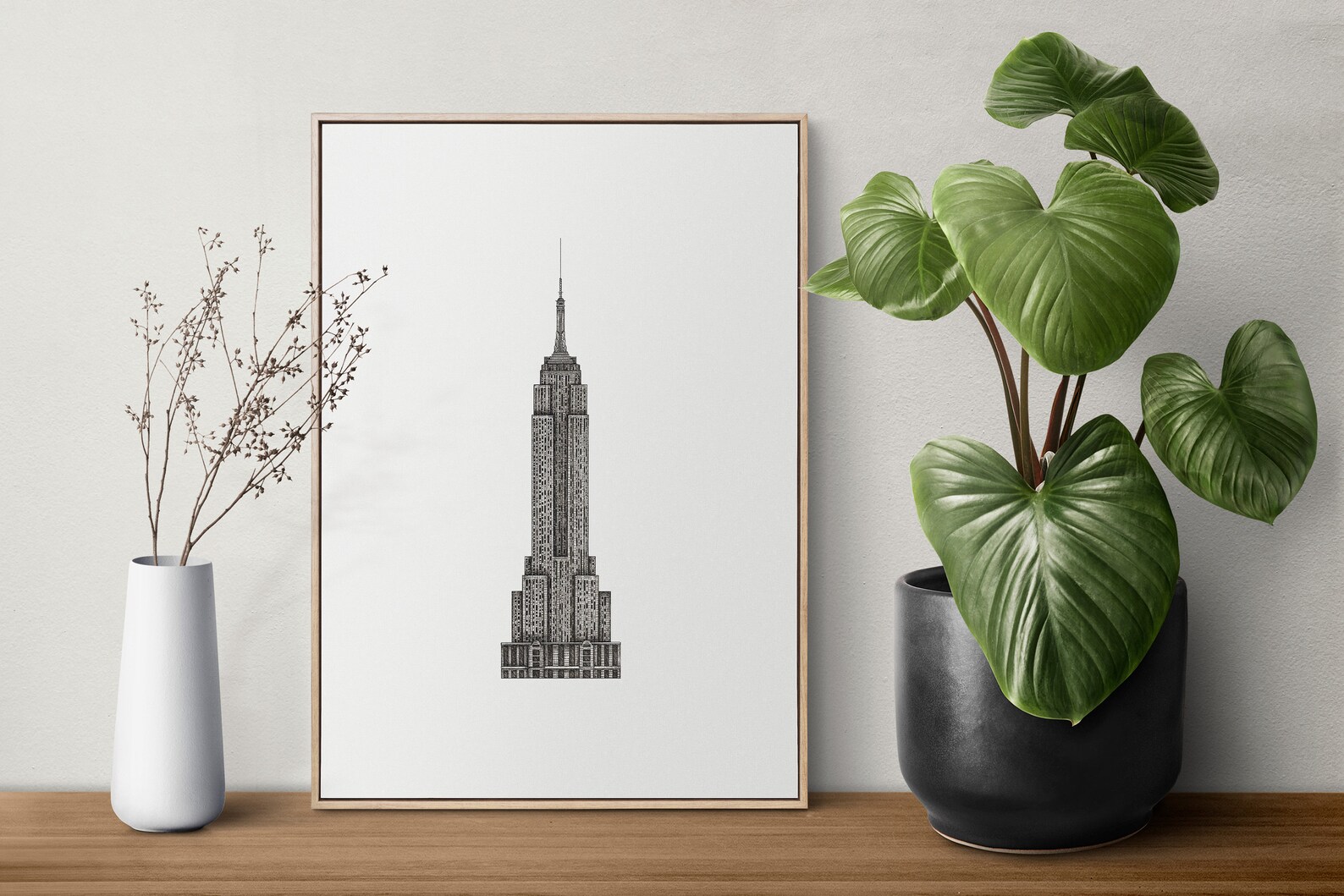 Empire State Building Print | NYC Iconic Landmark | New York Travel ...