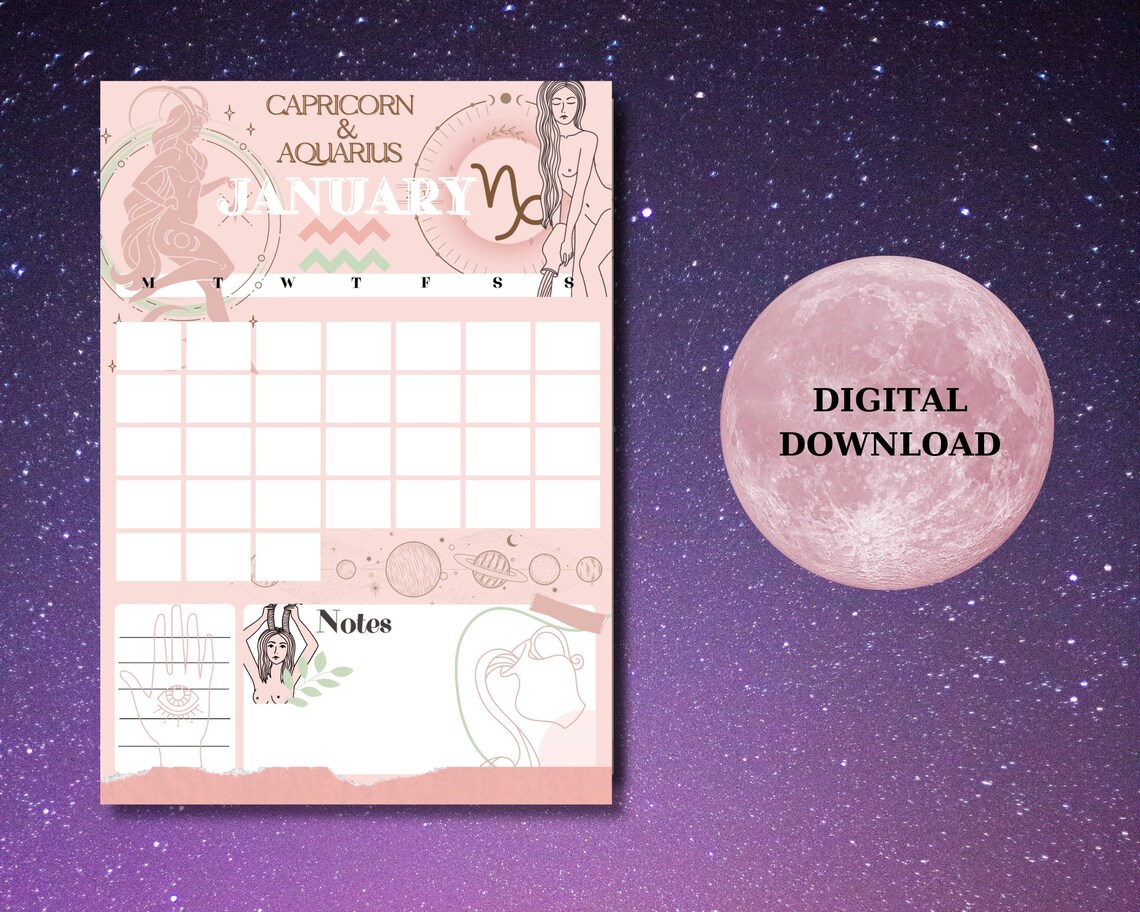 Girls Daily Tumblr Calendar |for All Princess |elegant Monthly Calendar ...
