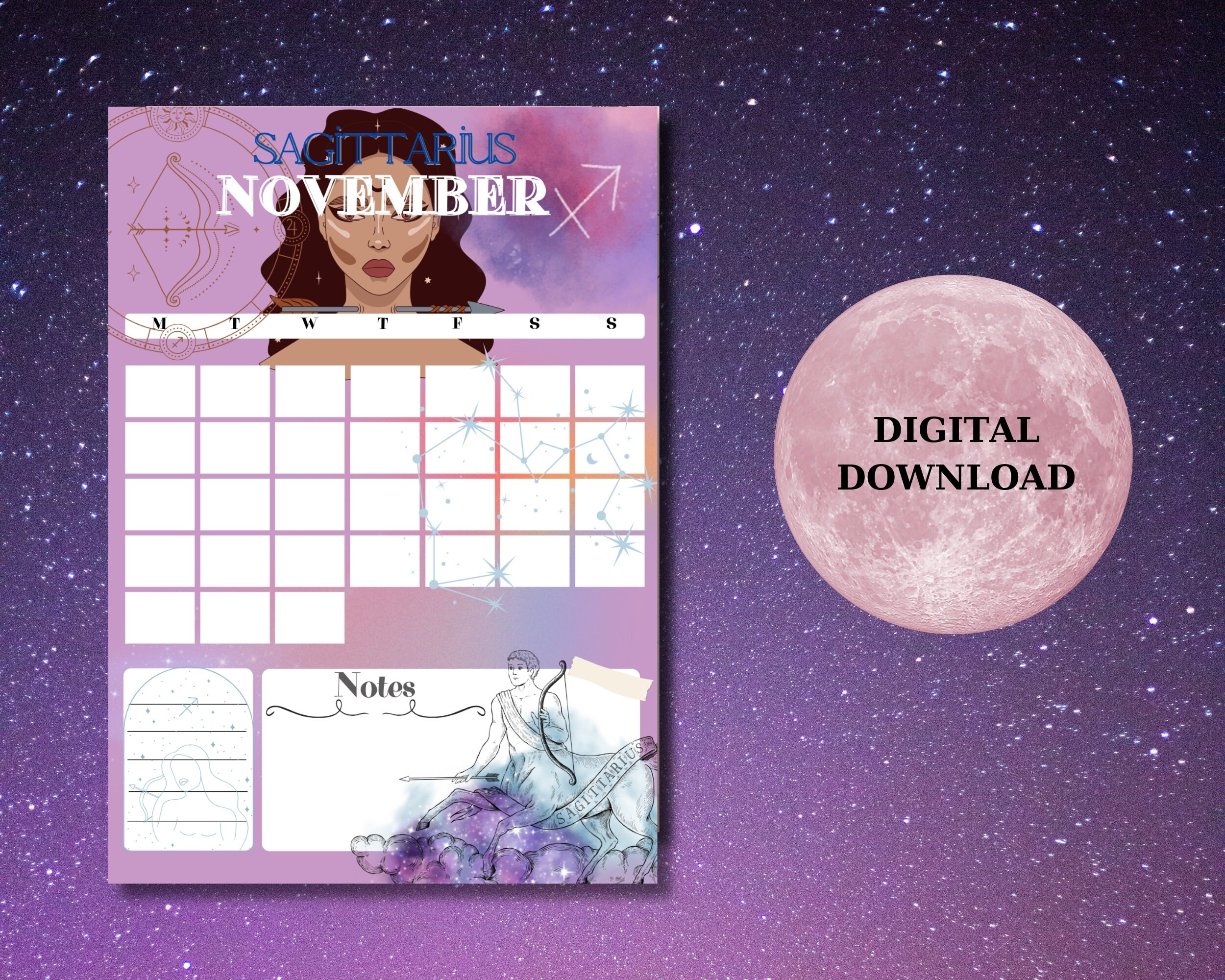 Girls Daily Tumblr Calendar |for All Princess |elegant Monthly Calendar ...