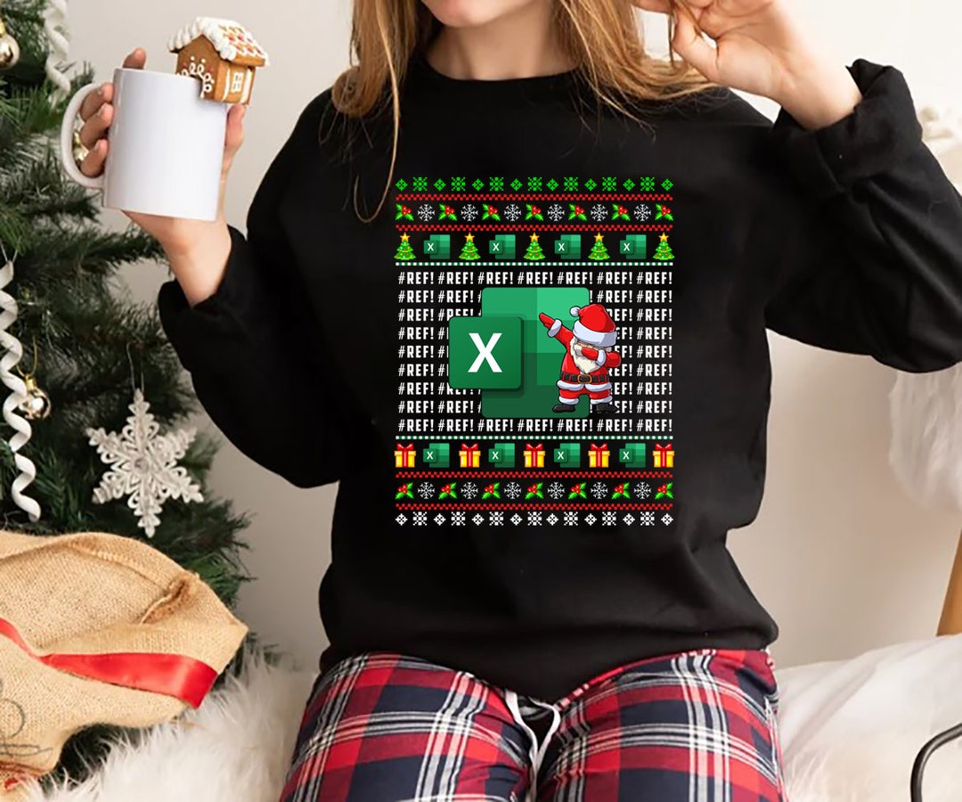 Excel Ref Error Spreadsheet Ugly Christmas Sweater Excel Etsy