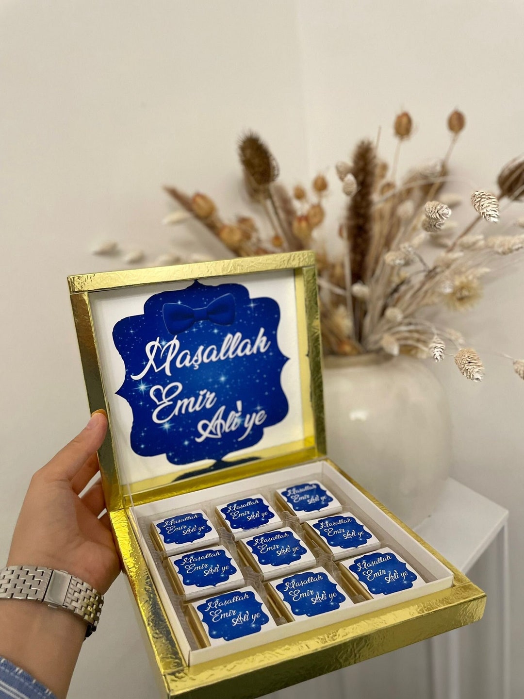 Square Chocolate Box - Etsy