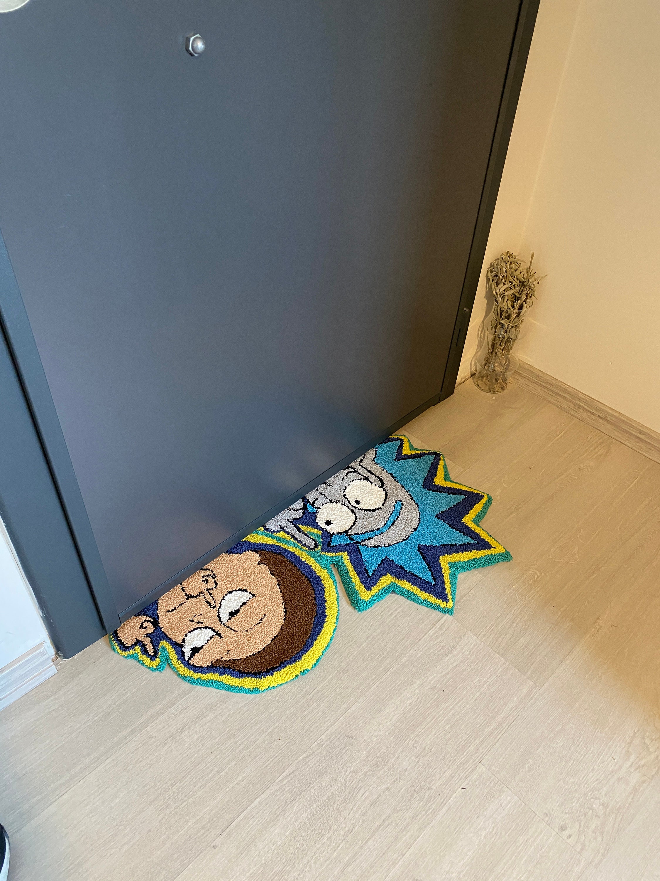 Rick and Morty, Rick and Morty Rug, Tufting Rug, Rick and Morty Custom ...