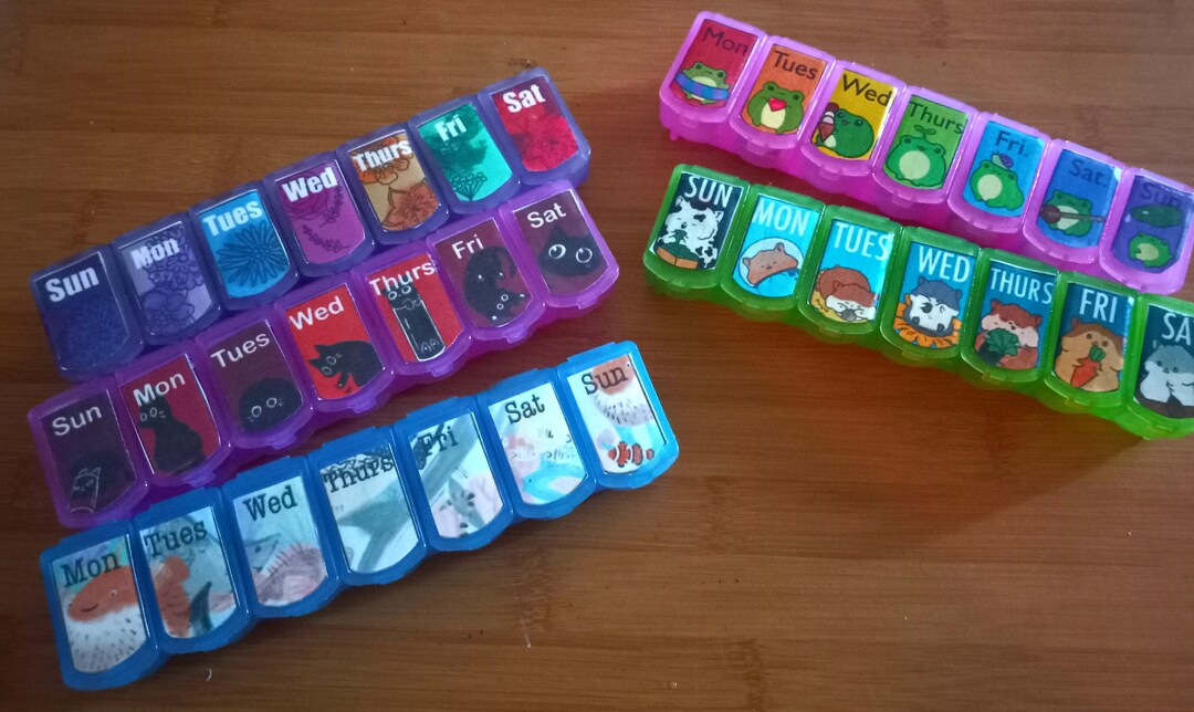 Pill Case Stickers - Etsy