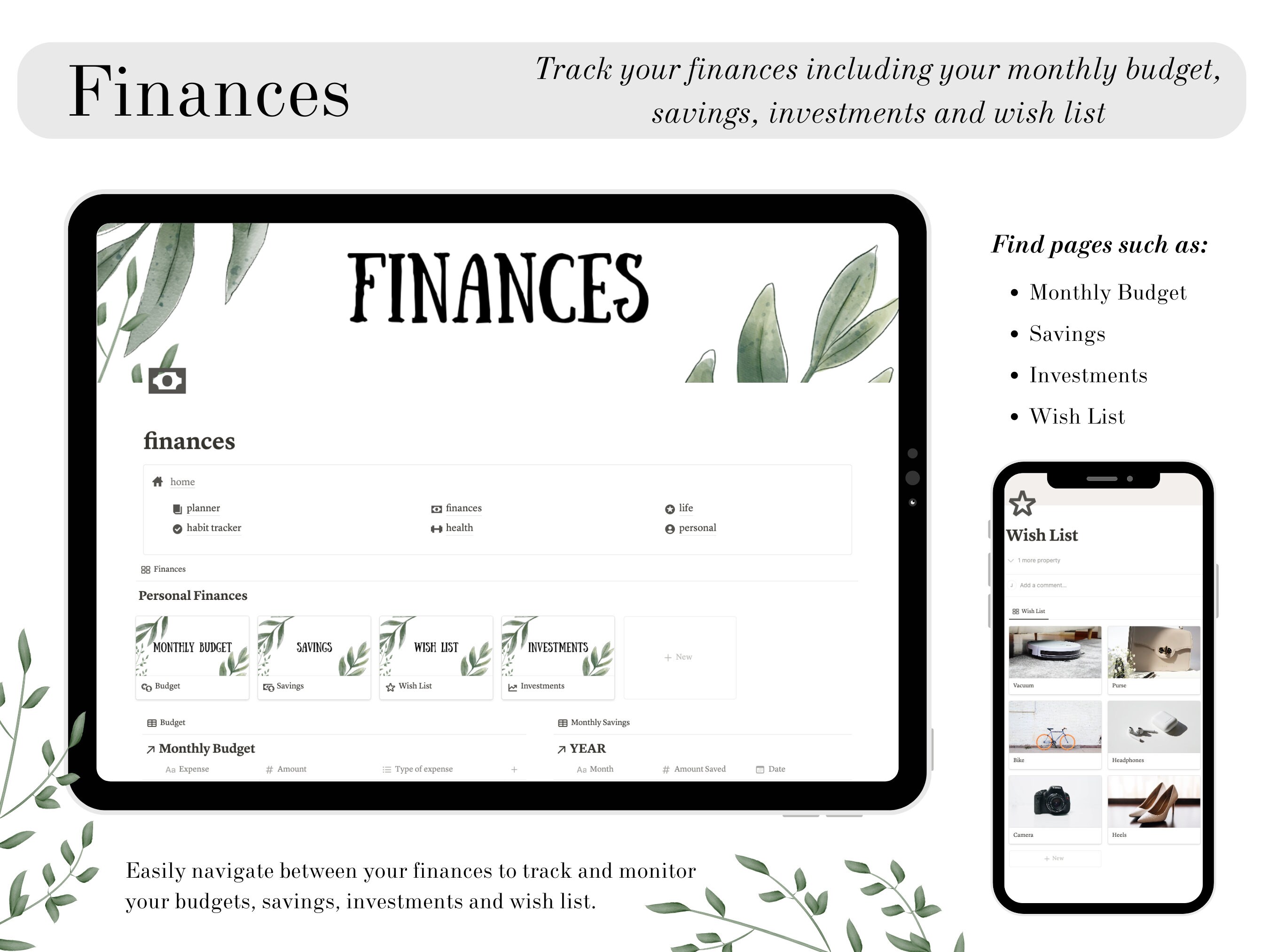The Ultimate Notion Planner Template, Notion Template, Notion Life ...