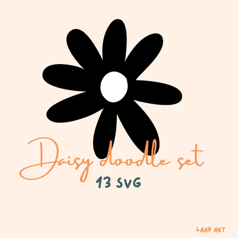 Daisy Doodle Set - Etsy