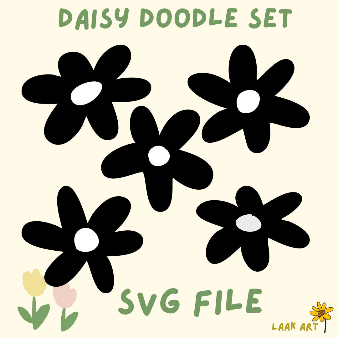Daisy Doodle Set - Etsy