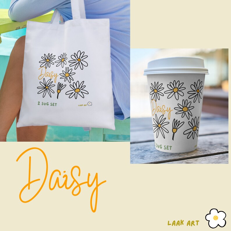 Daisy Doodle Set - Etsy