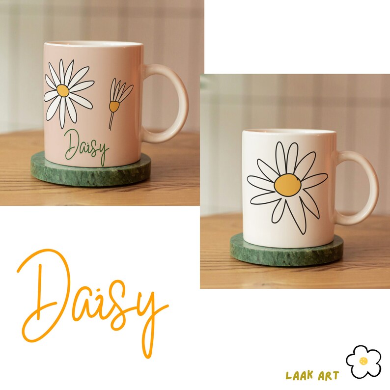 Daisy Doodle Set - Etsy