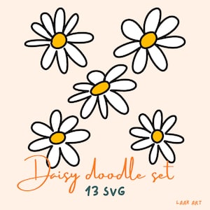 Daisy Doodle Set - Etsy