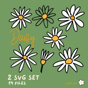 Daisy Doodle Set - Etsy