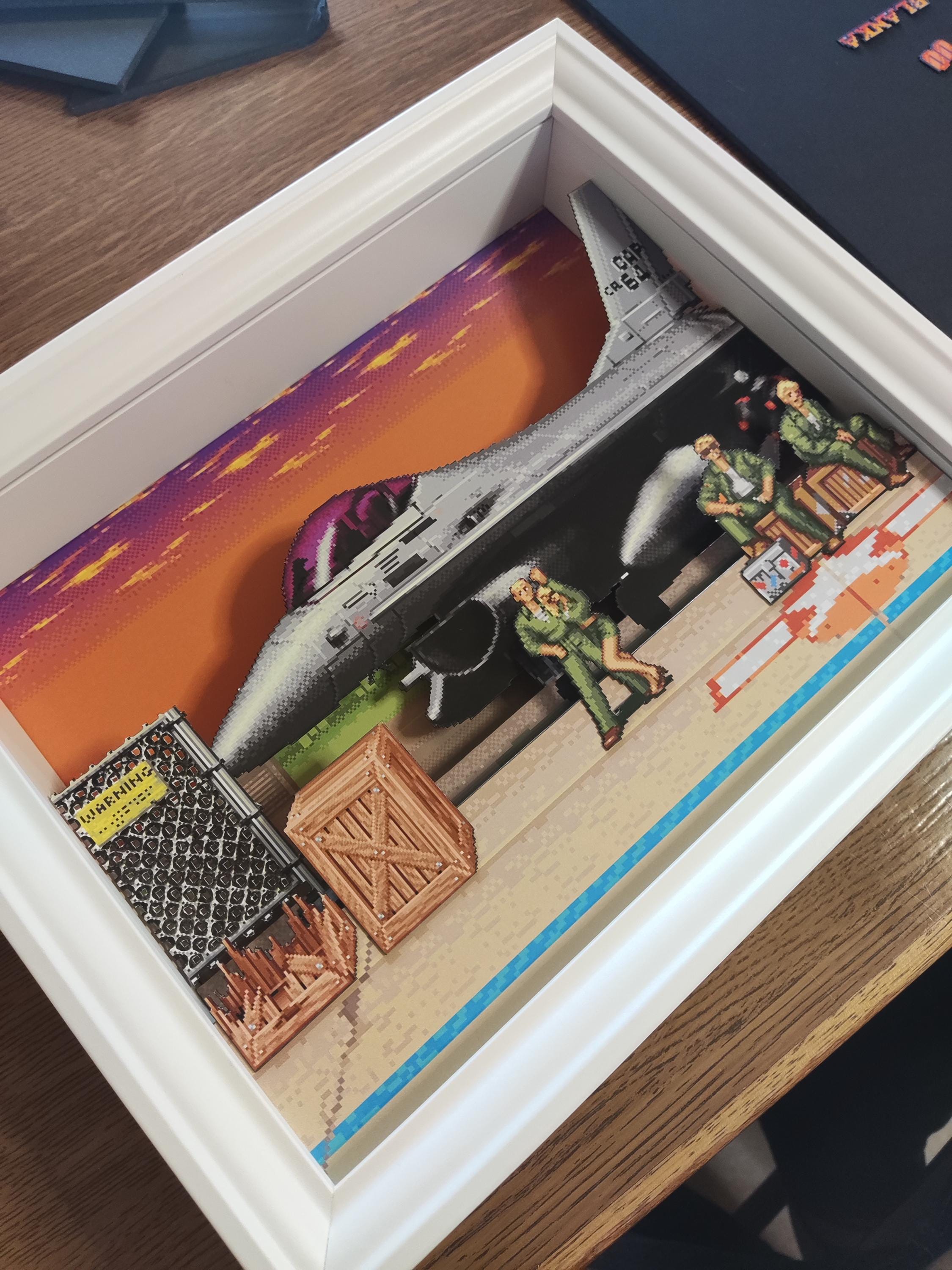 Street Gighter II Guile Vs Blanka 3D Shadow Box - Etsy