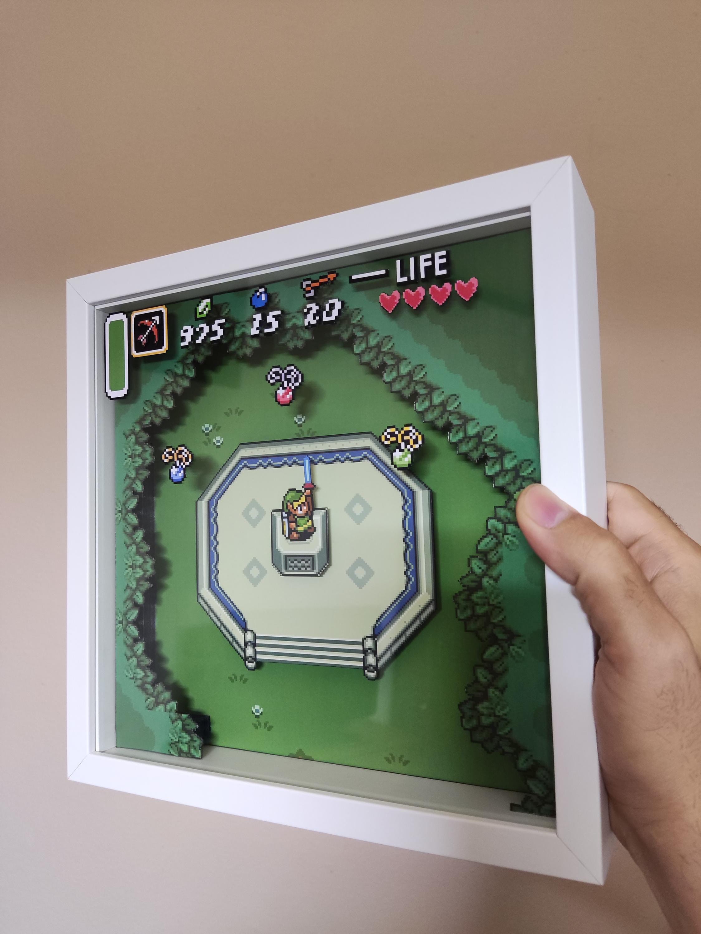Zelda A Link to the Past 3d Shadow Box - Etsy