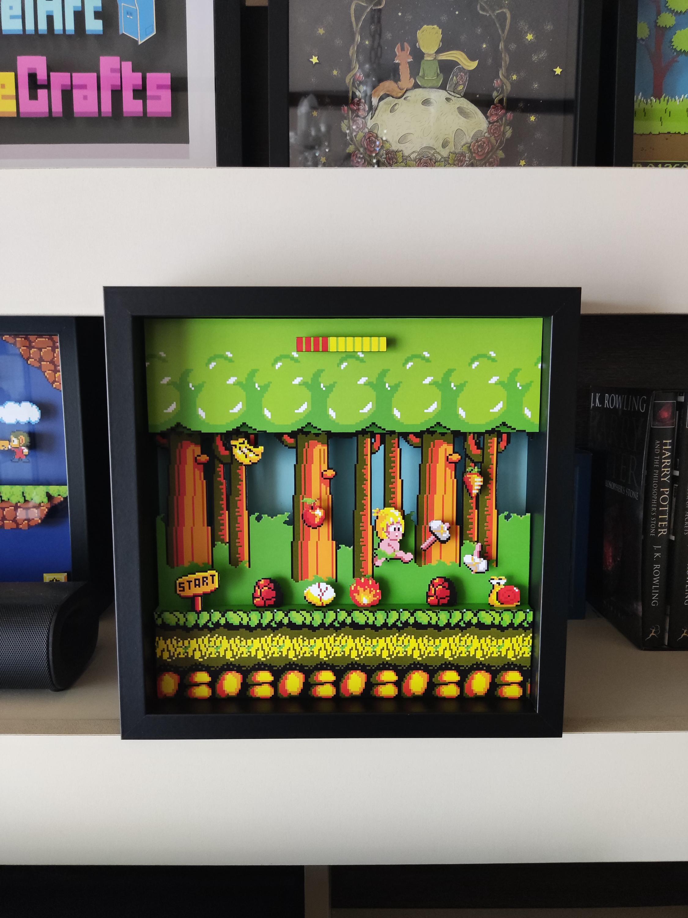 Wonder Boy 3D Shadow Box - Etsy