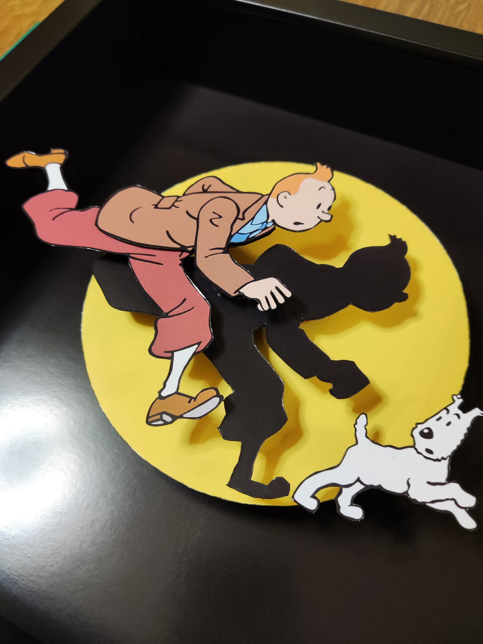 Tin Tin 3D Shadow Box - Etsy