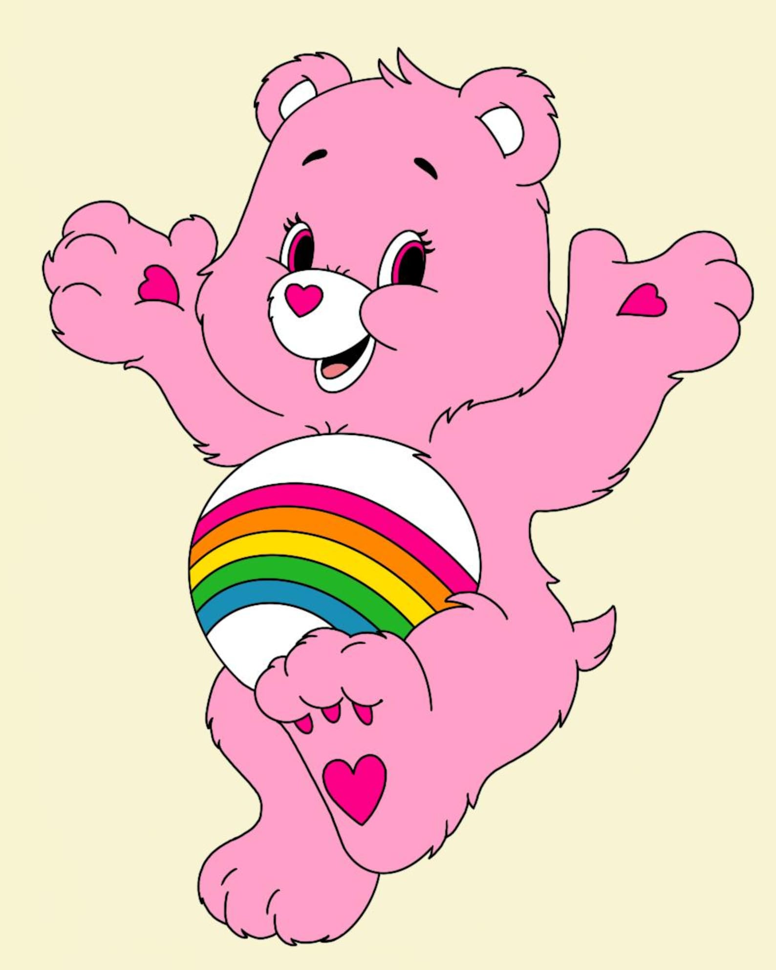 Caring Bear Digital Stickers | Decor, Crafting & Scrapbooking, Fun ...