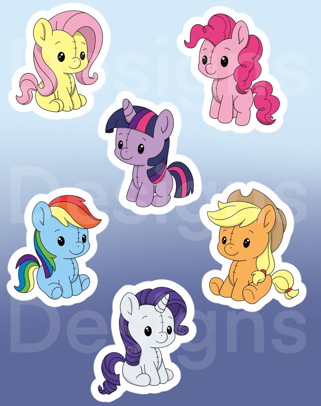 Little Pony Digital Stickers | Decor, Crafting & Scrapbooking, Fun ...