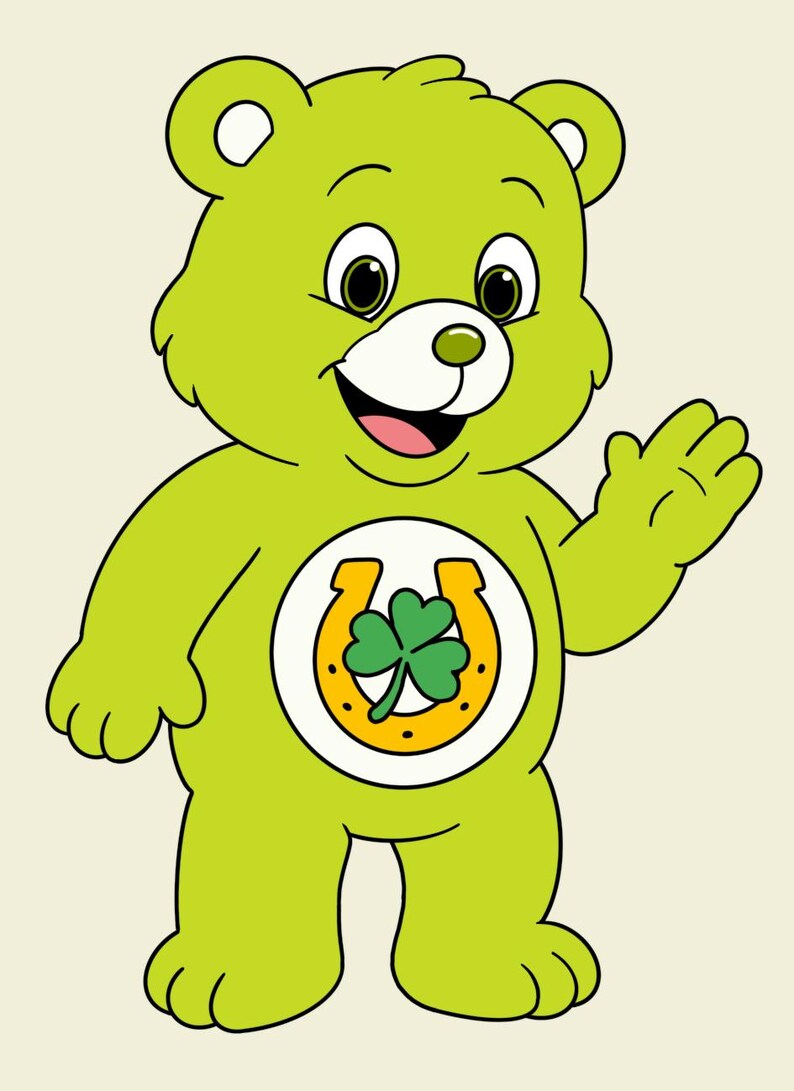 Caring Bear Digital Stickers | Decor, Crafting & Scrapbooking, Fun ...