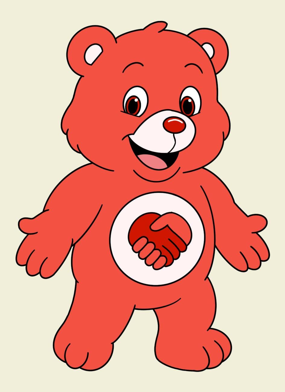 Caring Bear Digital Stickers | Decor, Crafting & Scrapbooking, Fun ...