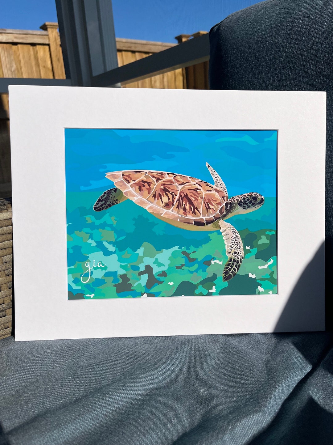 Follow Me (sea Turtle) - Etsy