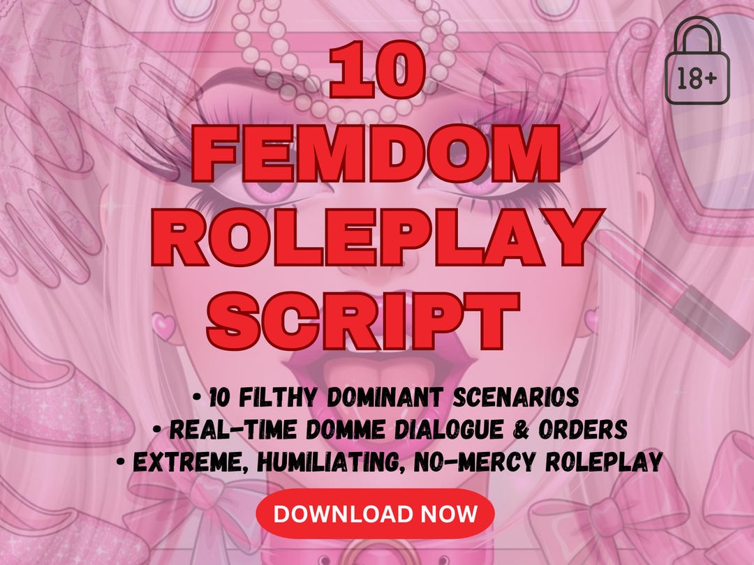 10 Femdom Roleplay Script - Challenging Commands for Submissives - Dominatrix Rules - Domination ...