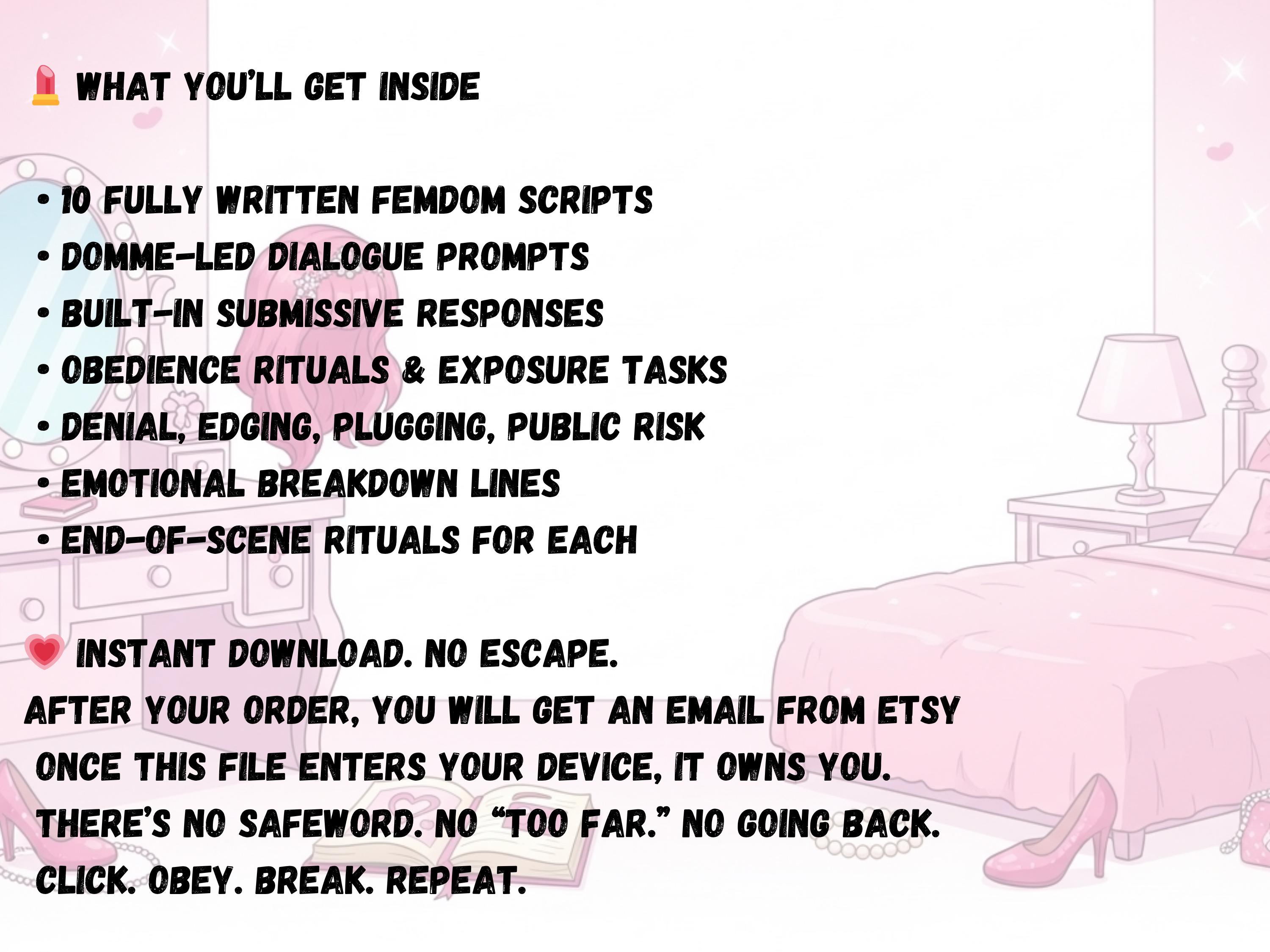 10 Femdom Roleplay Script - Challenging Commands for Submissives ...