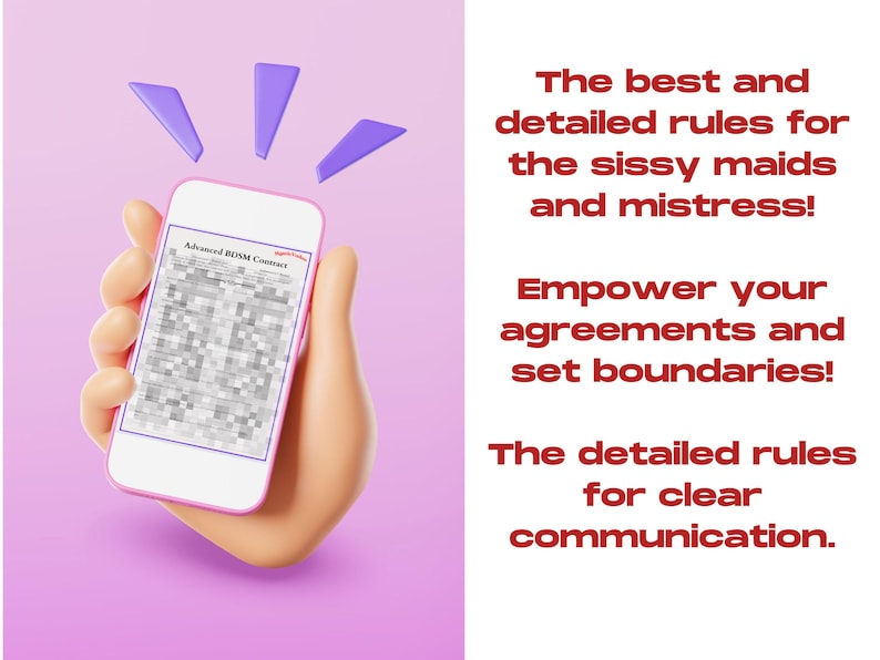 Sissy Maid Training Contract for Mistress and Slave - Submissives and ...