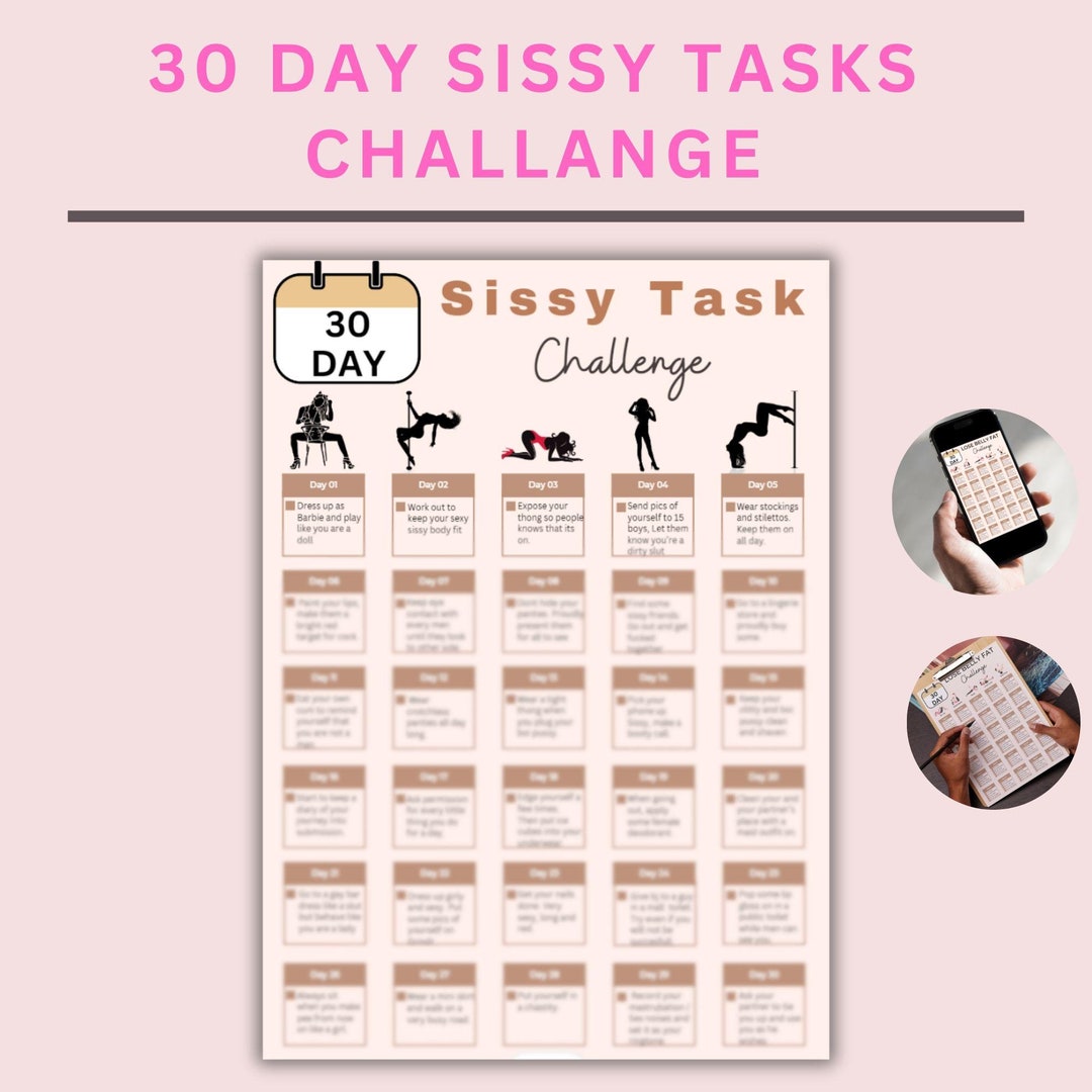 30 Day Sissy Task Challange - for Sissies Femboy - Transformation Guide Feminization Maid ...