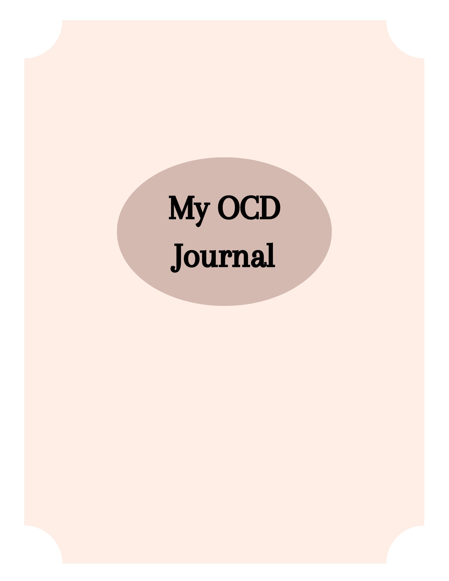 OCD Journal - Etsy