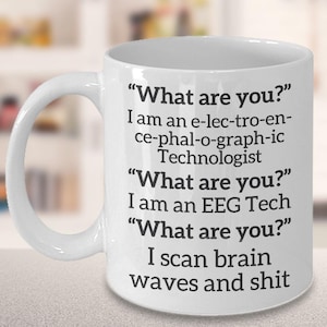 Eeg Technologist Mug, Electroencephalographic Technologist Gifts, Eeg ...