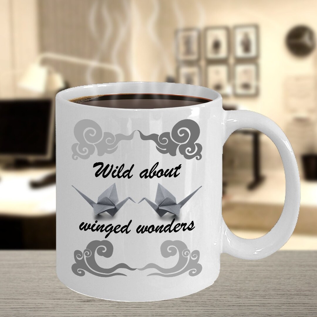 Origami Coffee, Origami Paper Cranes, Origami Birds, Gift for Bird ...