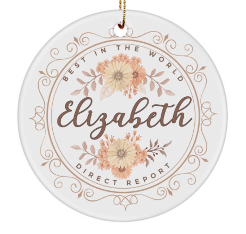 Direct Report Gifts, Direct Report Appreciation, Thank You Ornament ...