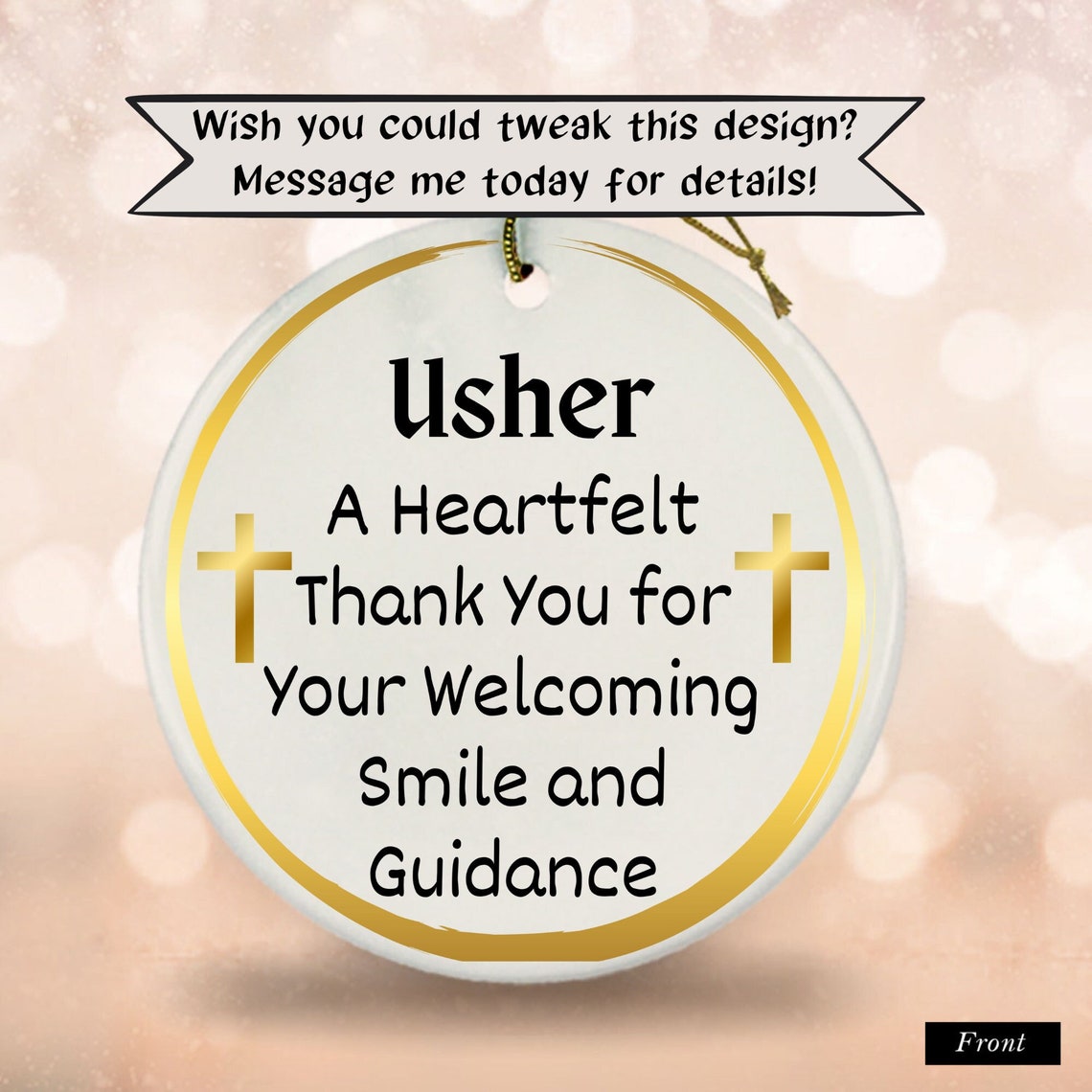 Church Ushers Appreciation Gifts, Church Usher Thank You Gifts, Usher ...