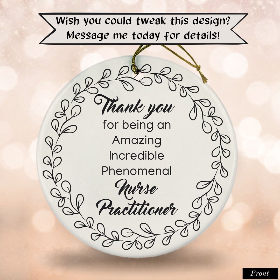 Np Decorations, Thank You Nurse Practitioner, Np Week Gifts, Nurse ...