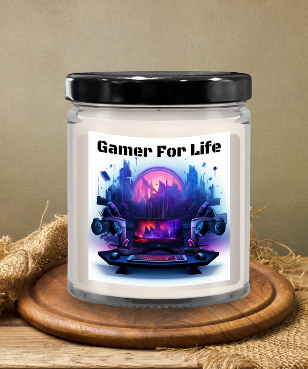 Game Room Decor, Gaming Room Accessories, Computer Gamer Candle - Etsy