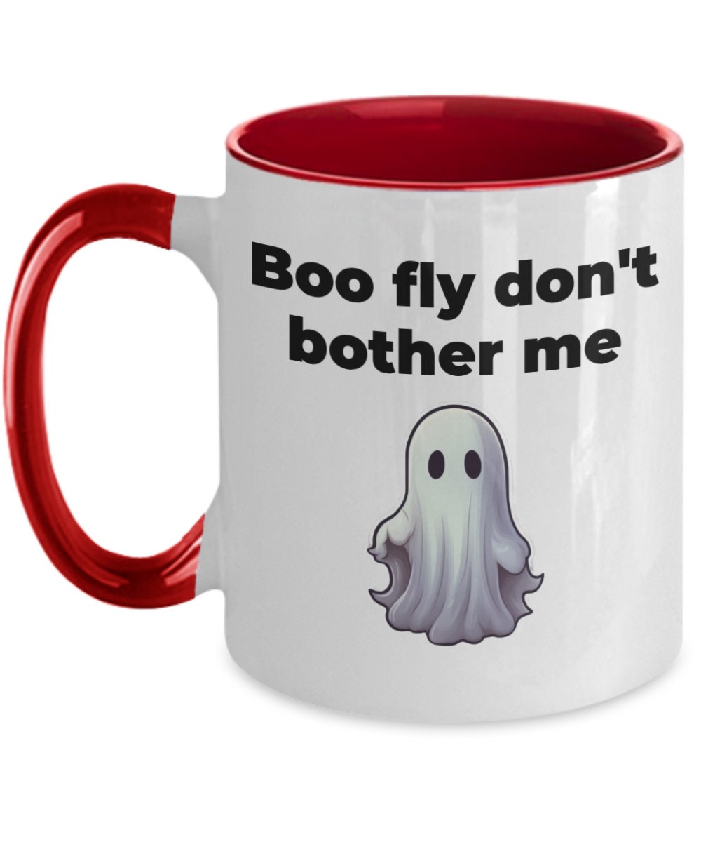 Boo Coffee Mug, Boo Halloween Cup, Cute Fall Coffee Mugs, Cute Ghost ...
