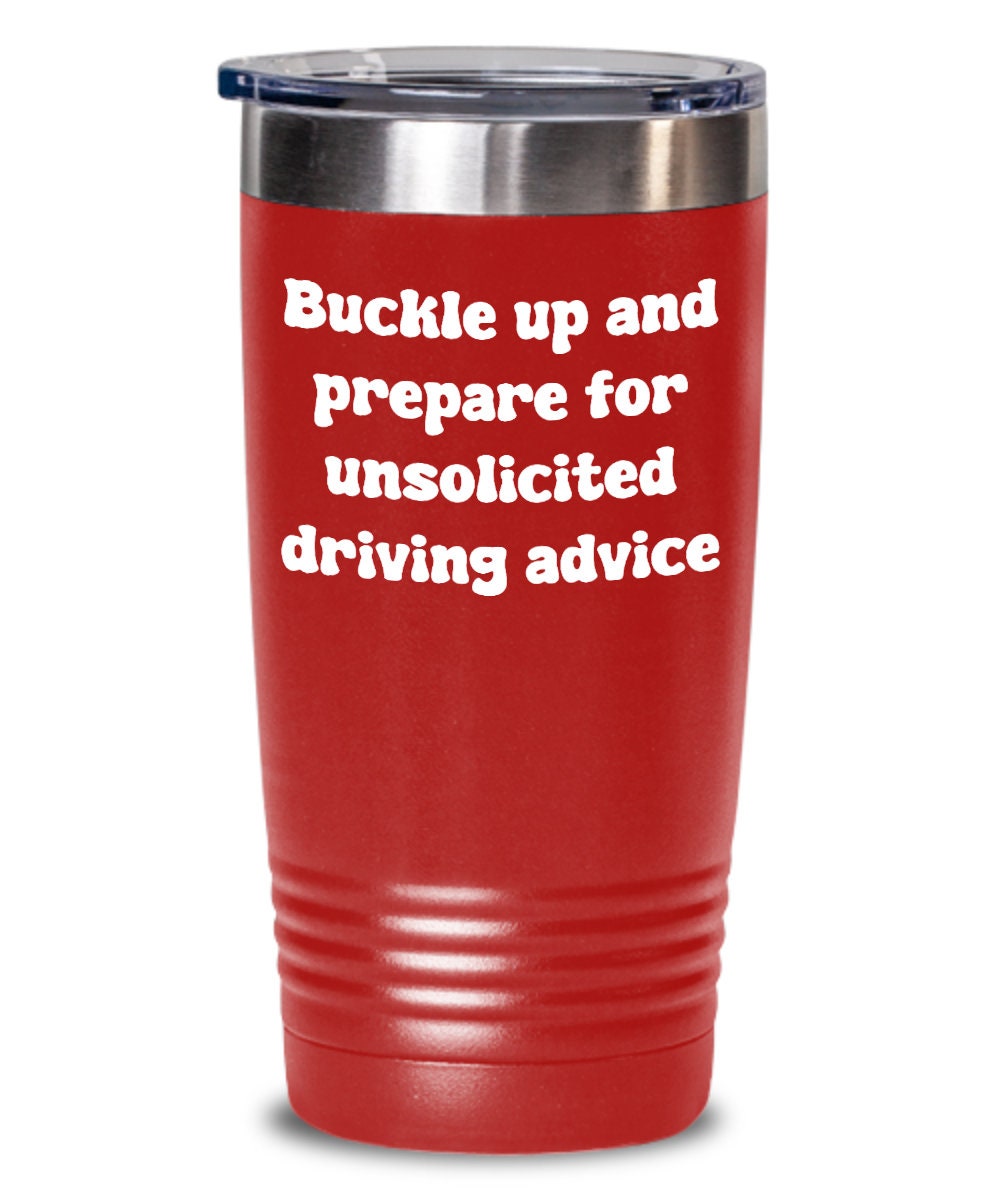 Backseat Driver Gag Gift, Backseat Driver Tumbler, Funny Backseat ...