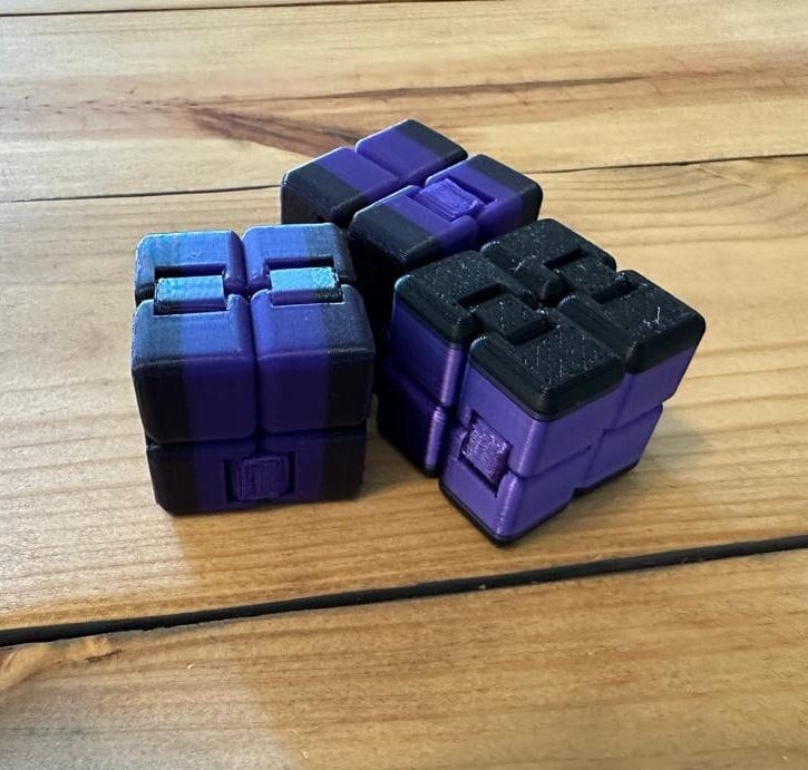 Infinity Cube Fidget Toy 3D Printed Cube - Etsy
