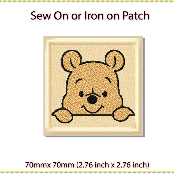 Pooh Applique - Etsy