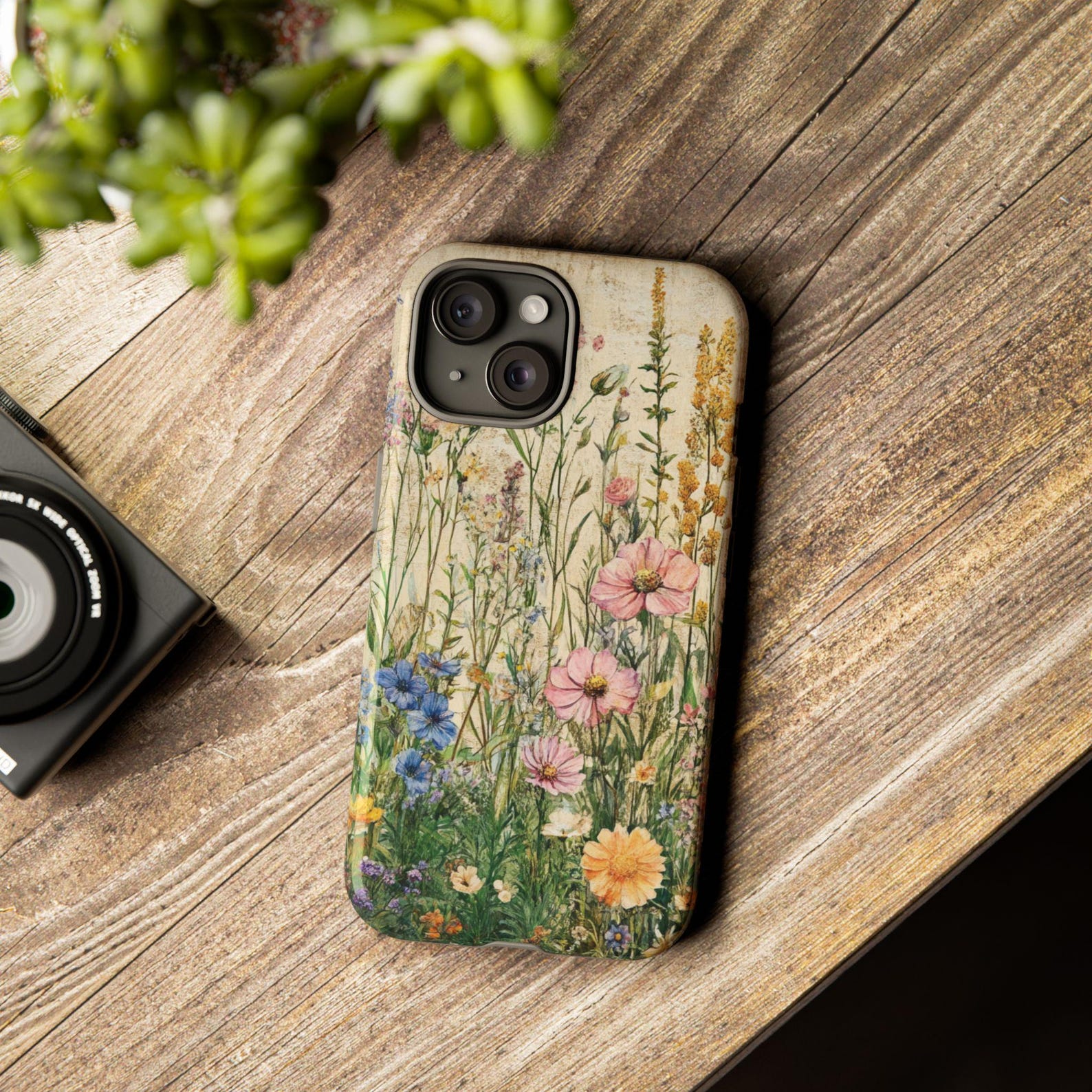 Vintage Wildflowers Phone Case Bohemian Wildflower Phone Case Floral ...